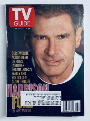 TV Guide Magazine January 19 2002 Harrison Ford by Mary Murphy NY Metro ...