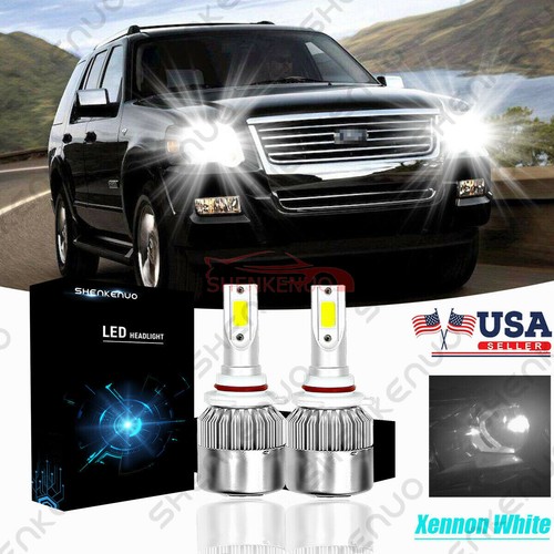 9005 LED Headlight bulbs for Ford Explorer 2011-15 Taurus 2010-12 Hi ...