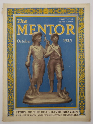 THE MENTOR MAGAZINE, OCTOBER 1925 (STORY OF THE REAL DAVID GRAYSON ...