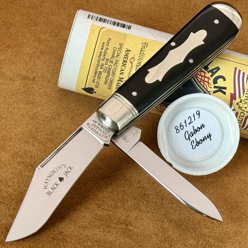 GEC GREAT EASTERN CUTLERY 86 BLACK JACK HARNESS JACK EBONY CAMPAGNA ...