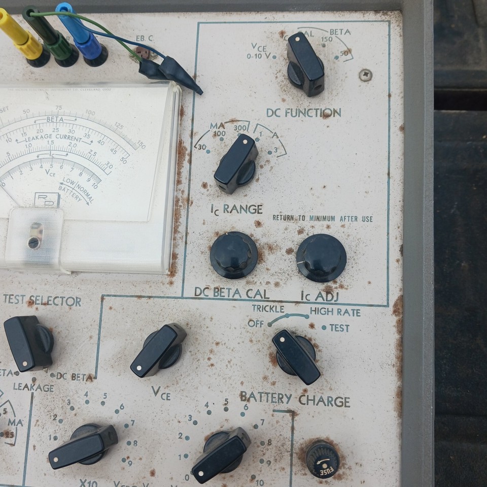 Vintage Hickok Model 1880 Transistor Tester Untested | eBay