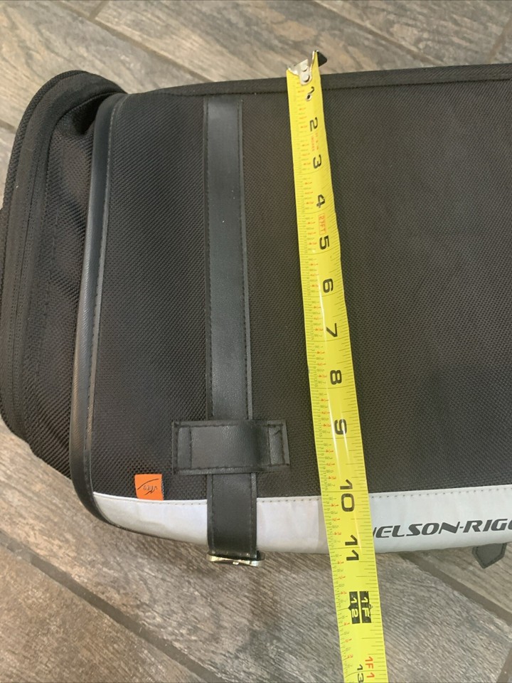 Nelson Rigg CTB-1020 Deluxe Tail Roll Bag w Rain Cover Shoulder Strap ...