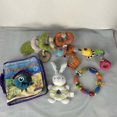 Baby Toys Lot Teethers Developmental Sensory Rattles Assorted (5 Pcs ...