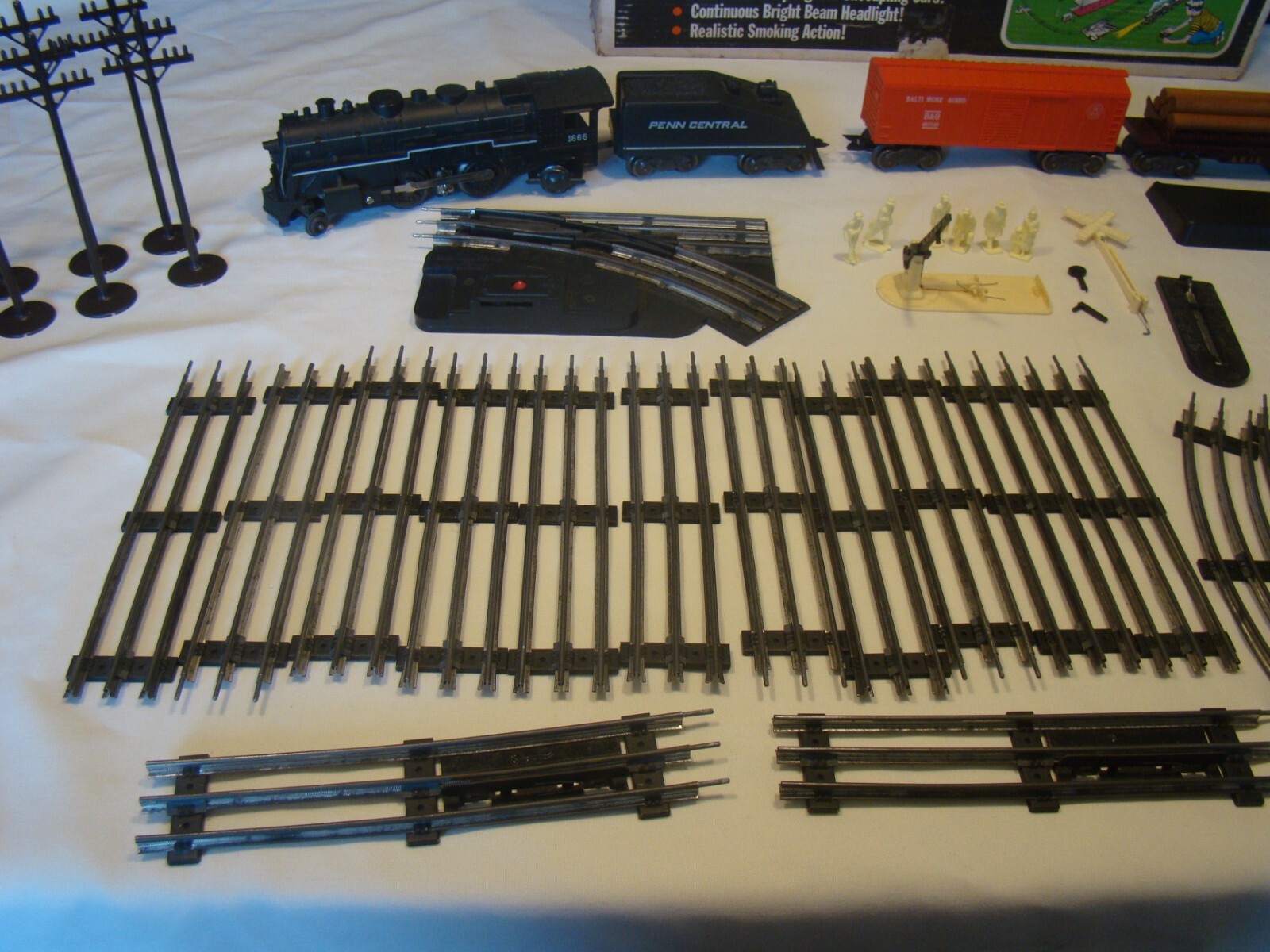 Vintage Marx Big Rail Work Train Set #50350 | eBay