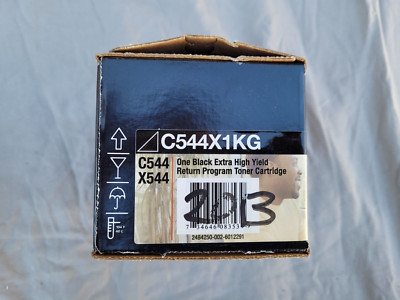 Brand New Genuine OEM Lexmark Extra High Yield Black Toner C544X1KG ...
