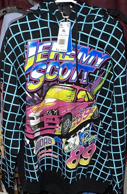 NWT Adidas Originals x Jeremy Scott RALLY HOODIE Hoody HG6511 X-Large ...