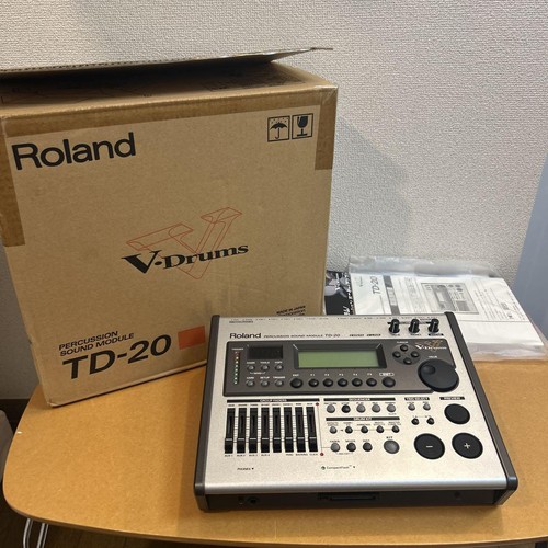 Roland TD-20 V-Drums Expanded Percussion Sound Module LCD w/ Box READ r ...