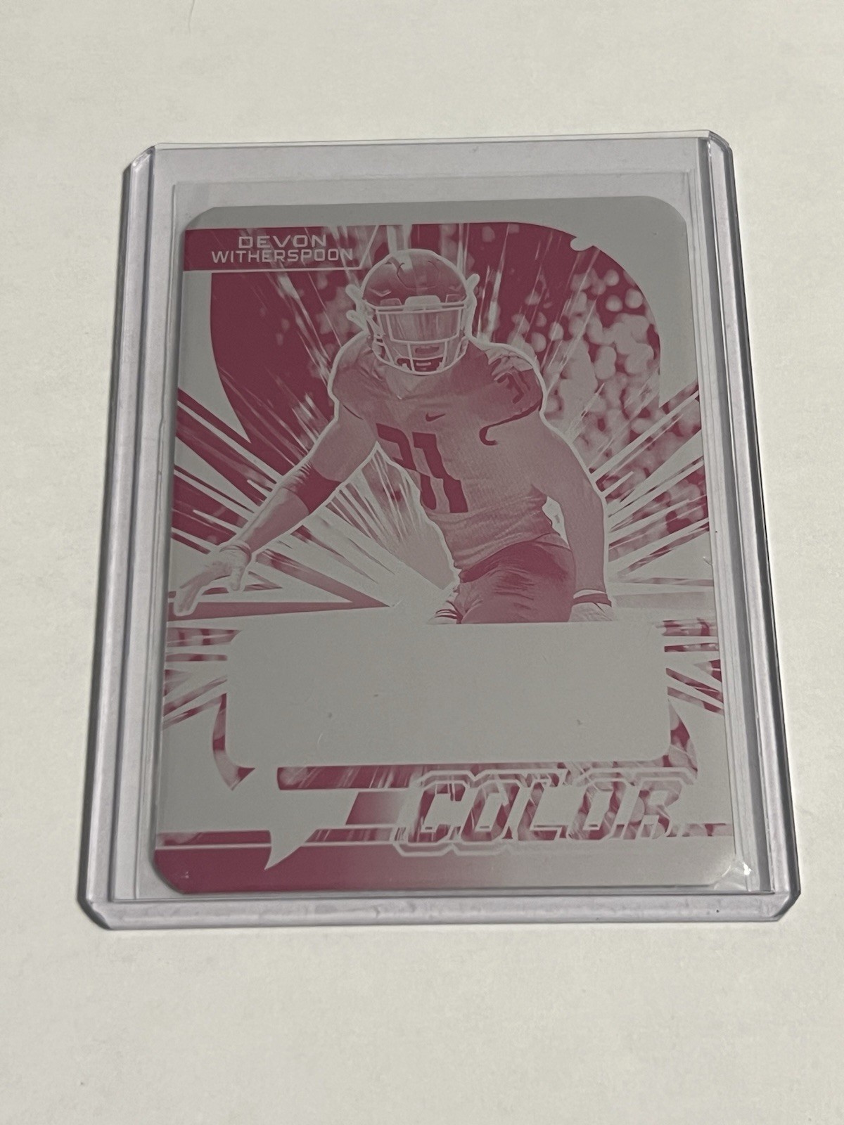 2023 Leaf Eclectic Devon Witherspoon Flash of Color Printing Plate 1/1 ...