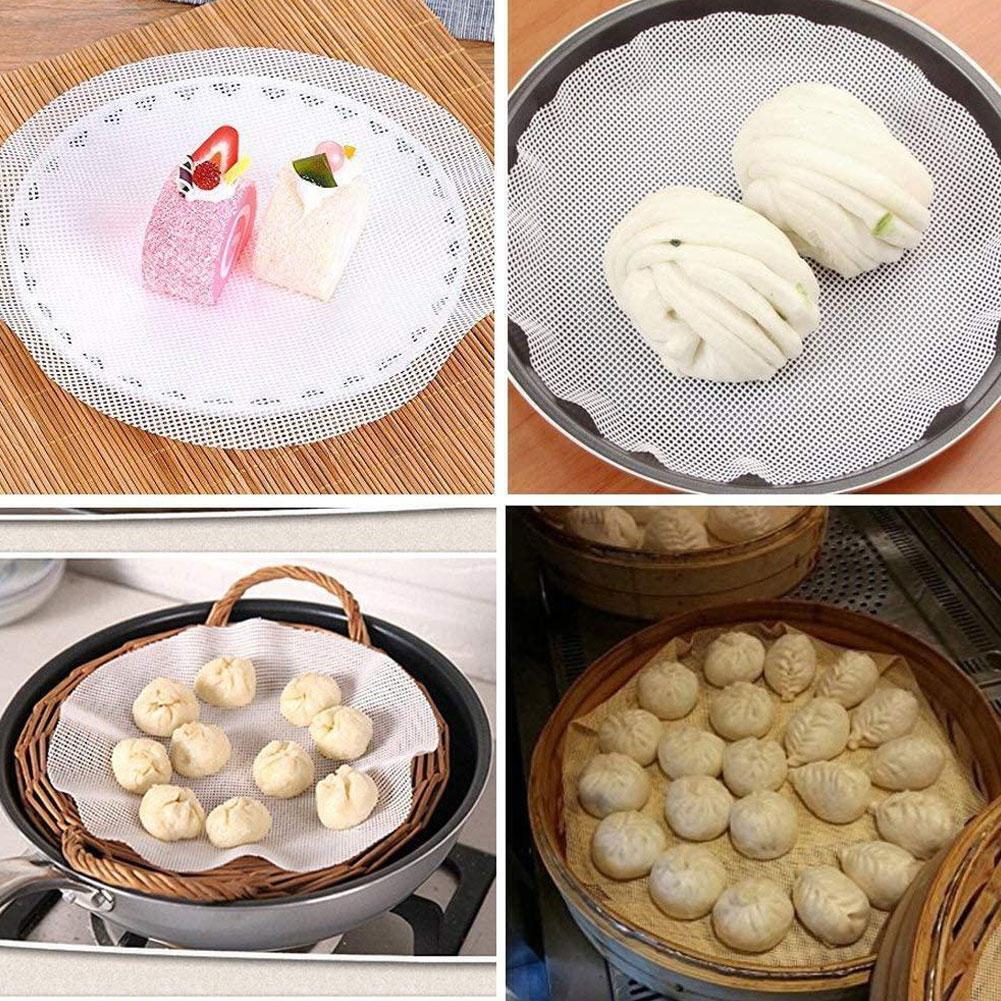 Household Kitchen Cotton Steamed Bun Pad Cloth Non-Stick Cloth Round ...