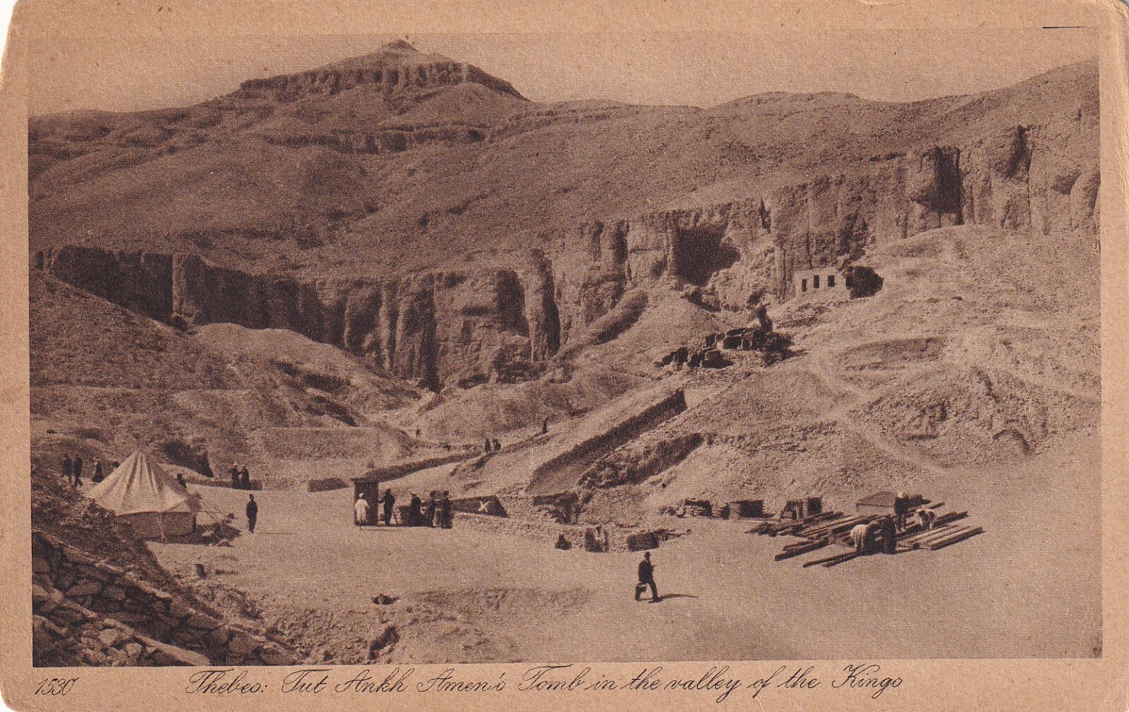 Egypt - Thebes Tomb of The King Tut - Lehnert & Landrock Photo Postcard ...