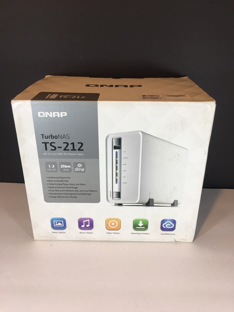 QNAP Ts-212-e 256mb RAM 2 Bays NAS Server for sale online | eBay