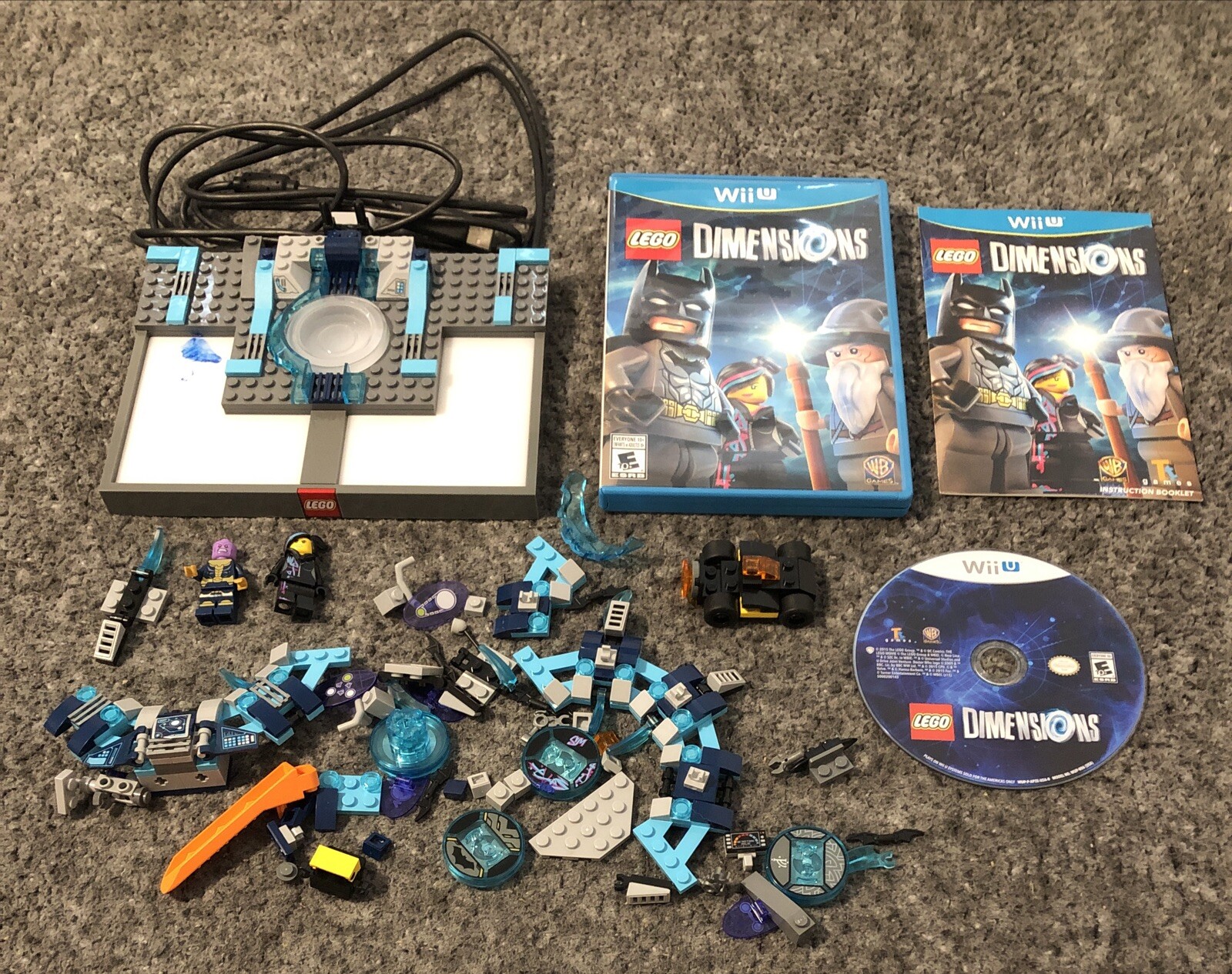 LEGO Dimensions Wii U Game, Portal, Lego Piece LOT Nintendo | eBay