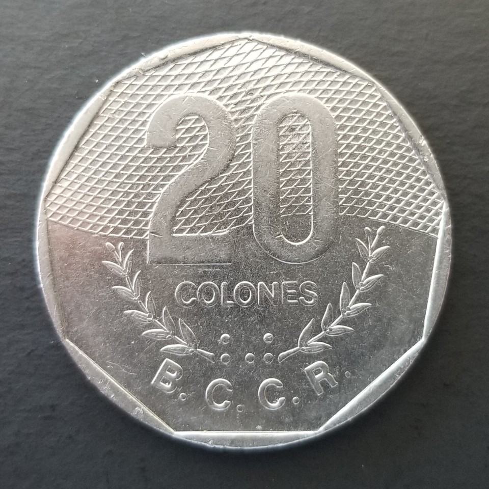 Costa Rica 1983 ~ 20 Colones Coin ~ KM# 216 | eBay