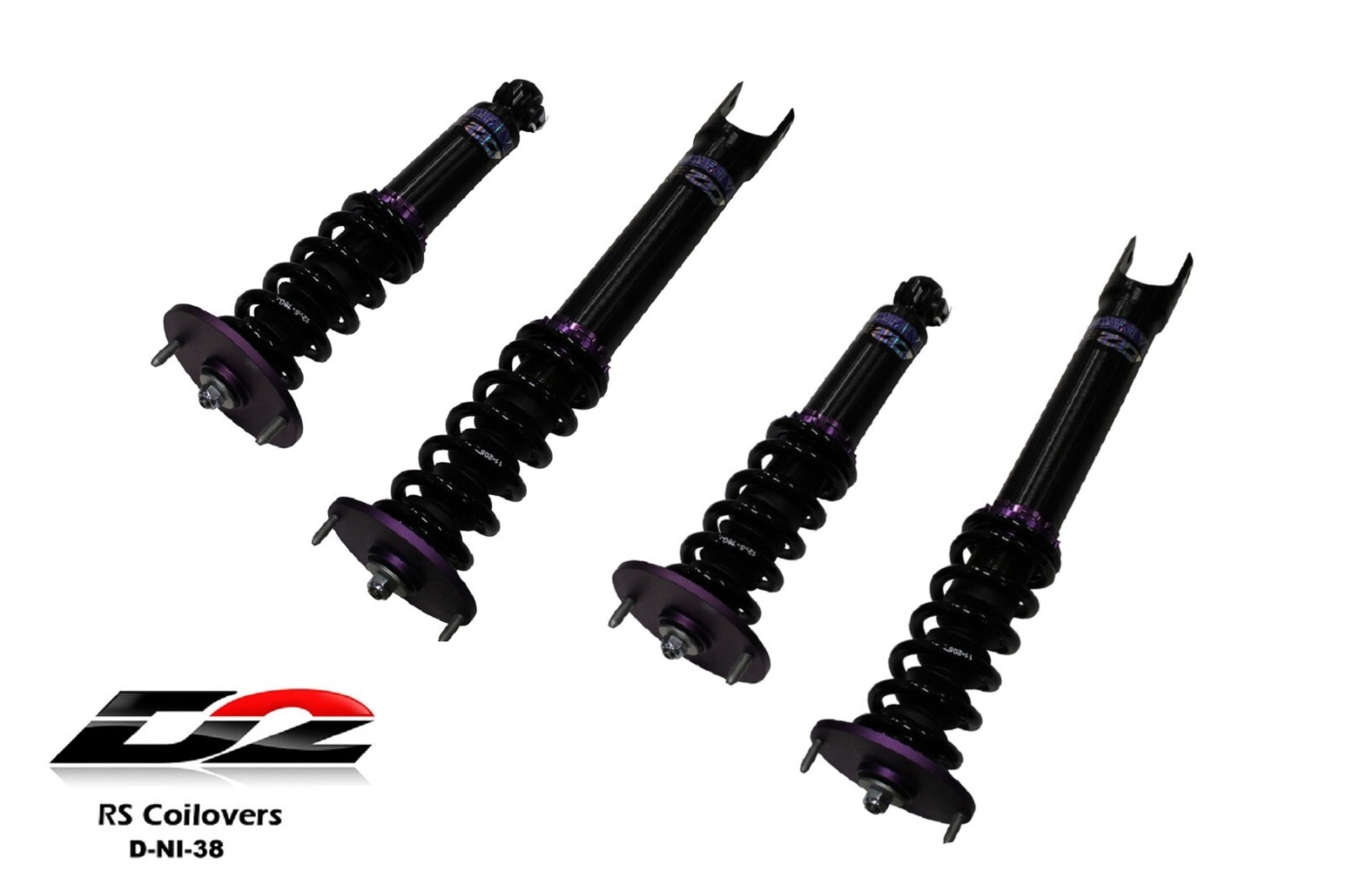 D2 Racing RS Coilovers Adjustable Shocks 95-02 Skyline R33 34 Fork ...