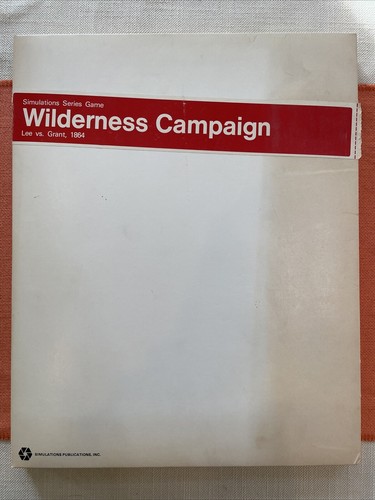 NOS SPI Wargame Wilderness Campain Lee vs Grant, 1864 SIMULATION BOARD ...