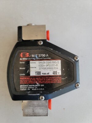 Brooks MT3750 Low Flow Armored Flowmeter | eBay