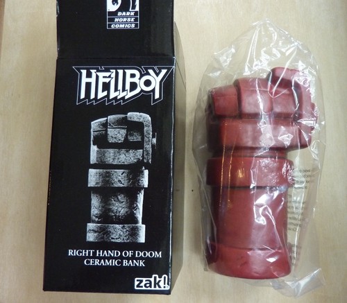 Hellboy Right hand of doom ceramic coin bank, Loot Crate Exclusive ...