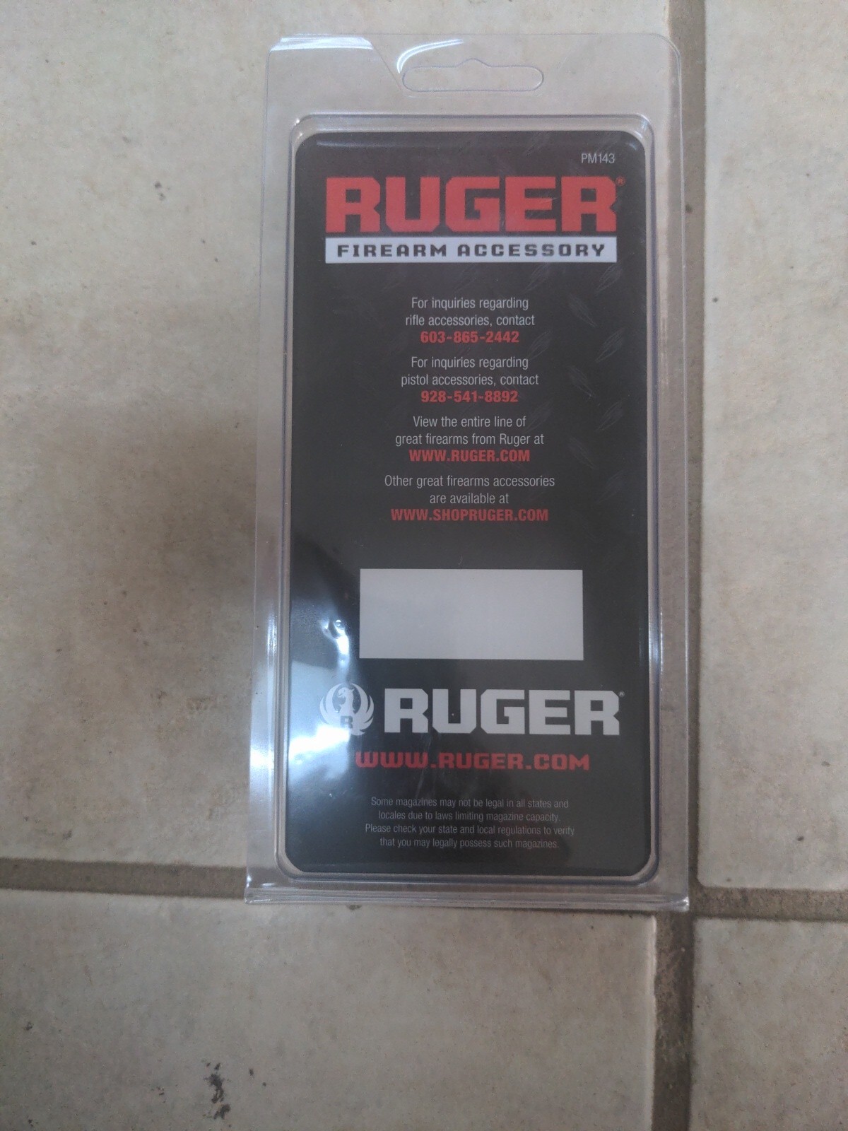 Ruger Extended Floorplate Magazine Mag Extension EC9 LC9 LC380 90364 ...