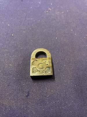 Vintage Keystone Logo Brass Padlock No Key | eBay