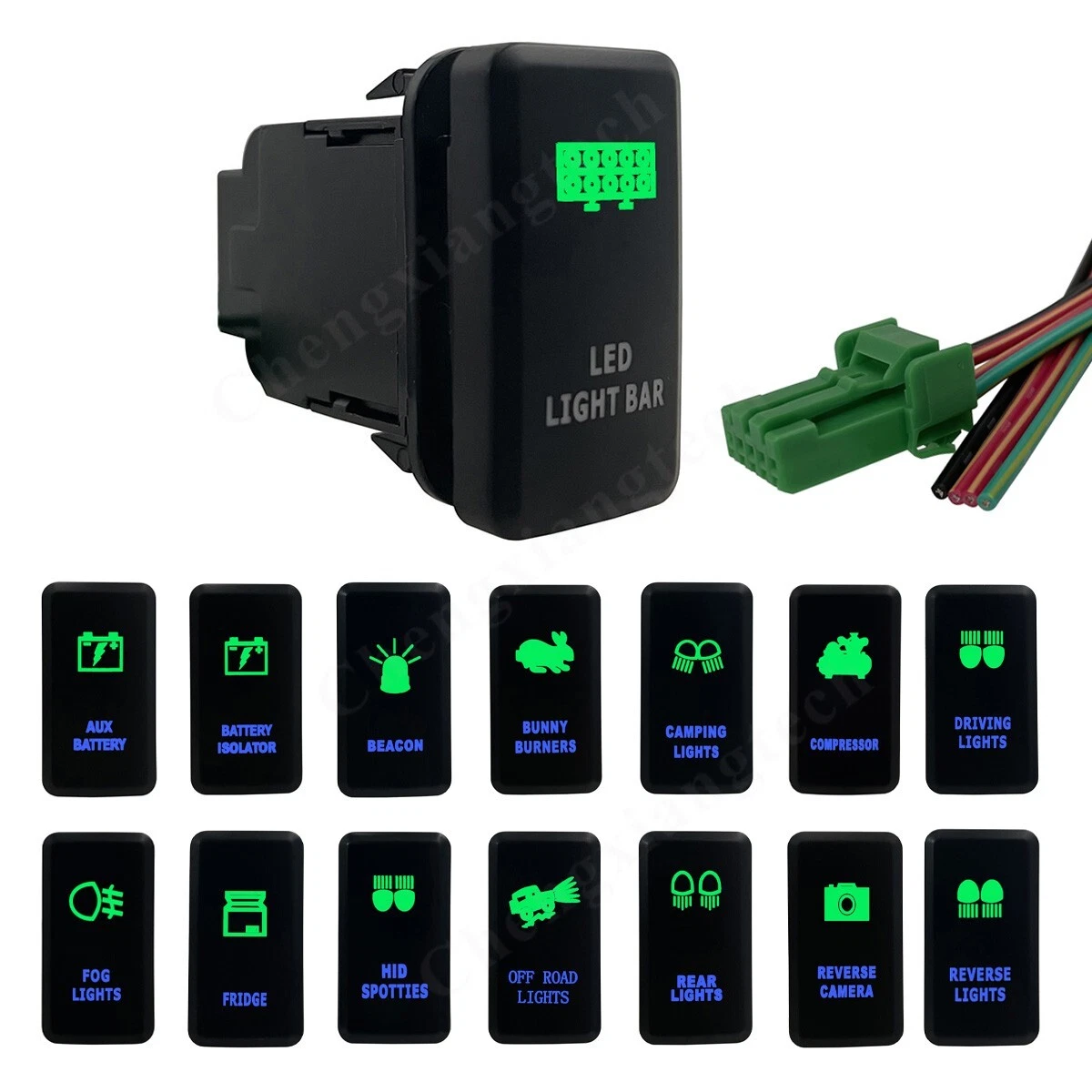 Toyota Hilux Led Light Bar Switch | Shelly Lighting