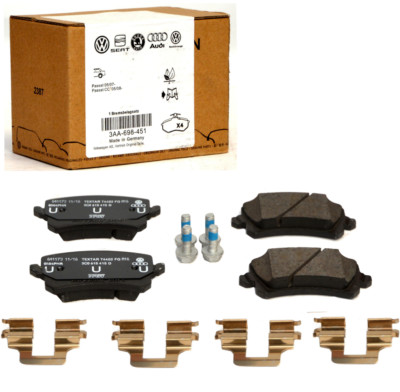 3AA698451 BREMSBELÄGE HINTEN AUDI SEAT SKODA VW GOLF 5 6 PASSAT TIGUAN ...