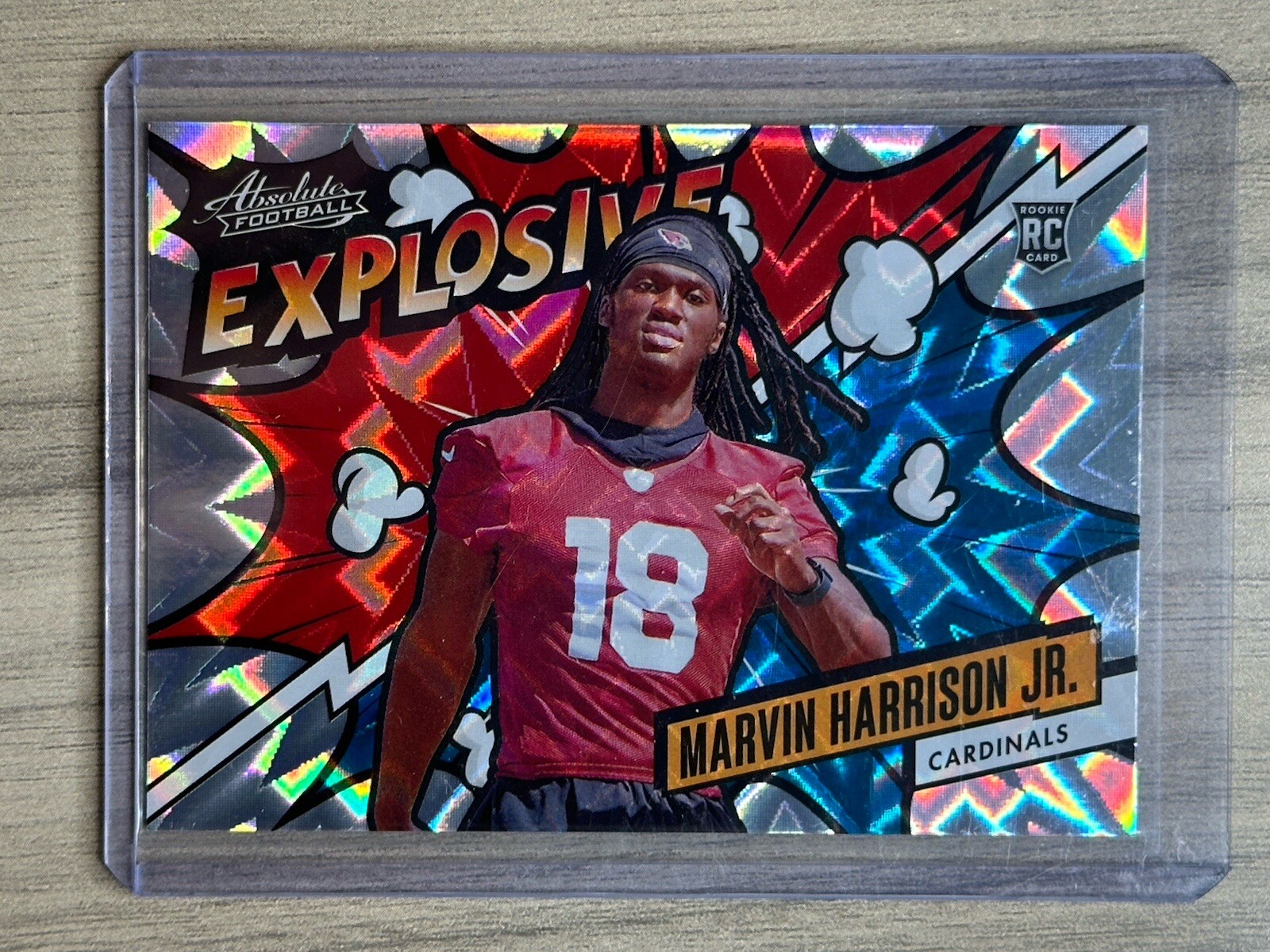 2024 Absolute Marvin Harrison Explosive Case Hit SSP Rookie RC 🔥 | eBay