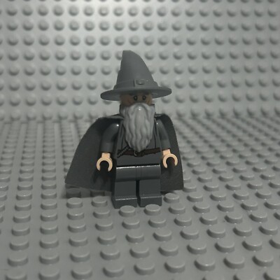 LEGO Gandalf the Grey Minifigure Short Cheek Lines Lord of the Rings ...