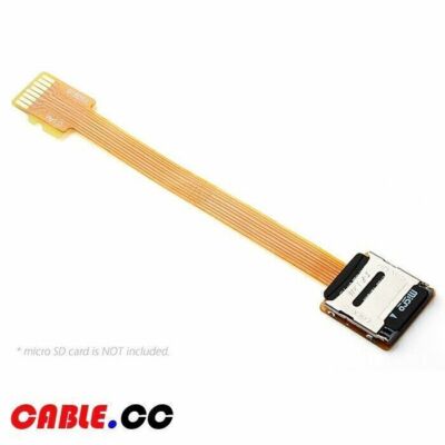 TF Male to Micro SD Card Flexible Card Extension Cable Extender Card ...