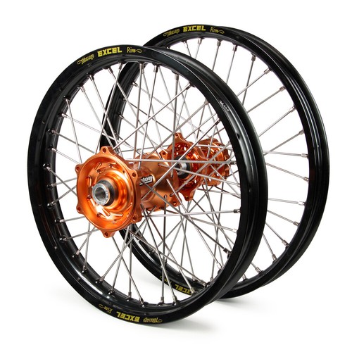 KTM 450 EXC-F 2016 - 2017 Wheel Set Black Excel SNR MX Rims Orange ...