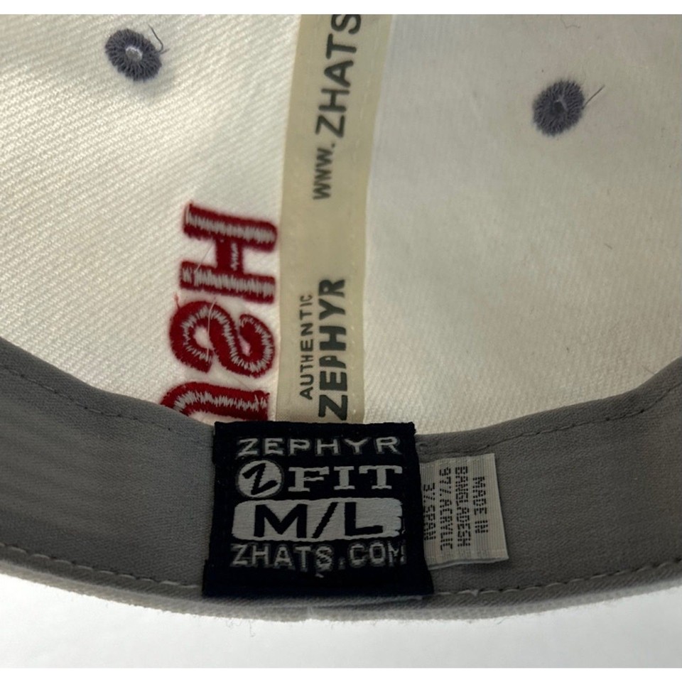 Rapid City Rush Zephyr Brand White Minor Hockey Flex Z-Fit Cap, M/L | eBay