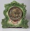 Antique Gilbert 438 Porcelain Case Clock, Beautiful Green w/ Original ...