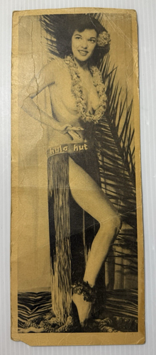 Vintage 1930's-40's "HULA HUT" Tiki Lounge Restaurant Menu Pin Ups L.A ...