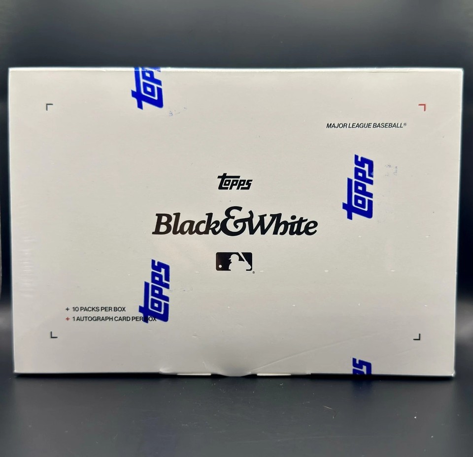 2025 TOPPS BLACK & WHITE MEGA BOX 24 Cards MLB Baseball | eBay UK