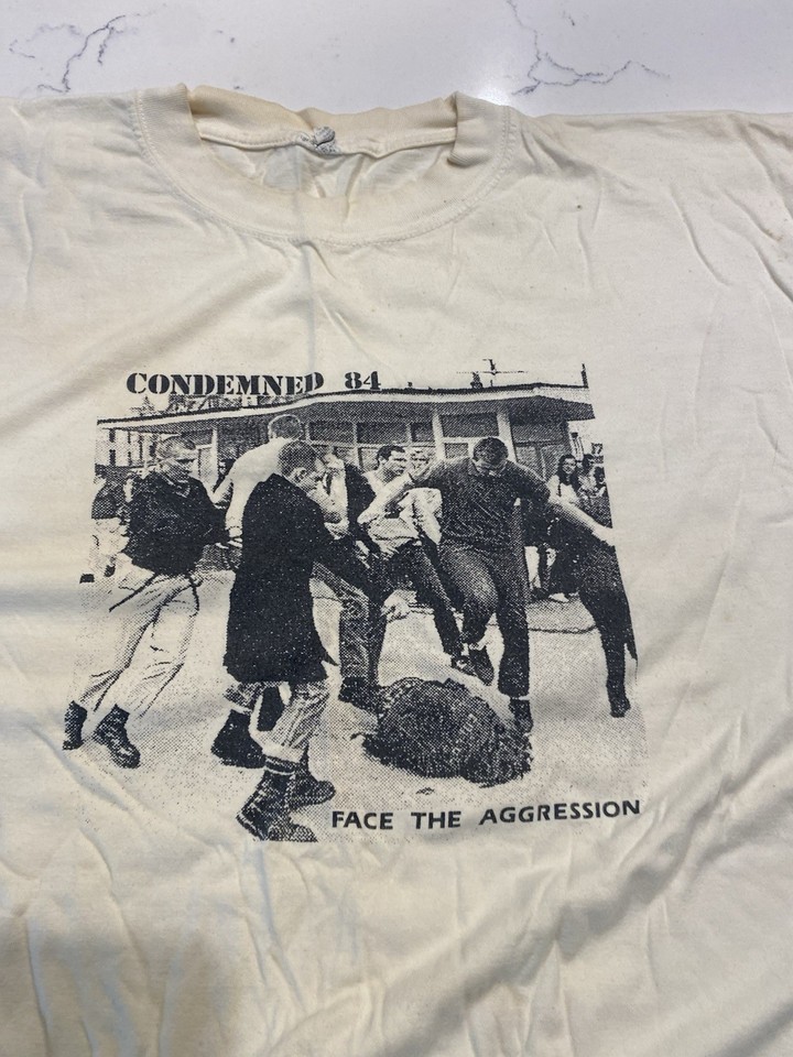 Condemned 84 ISD ROR Rebelles Oi! RAC TShirt Lot Sized XL Skinhead Punk ...