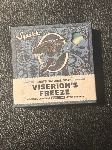 Dr. Squatch Game Of Thrones Natural Men's Bar Soap Set,(Limited Edition ...