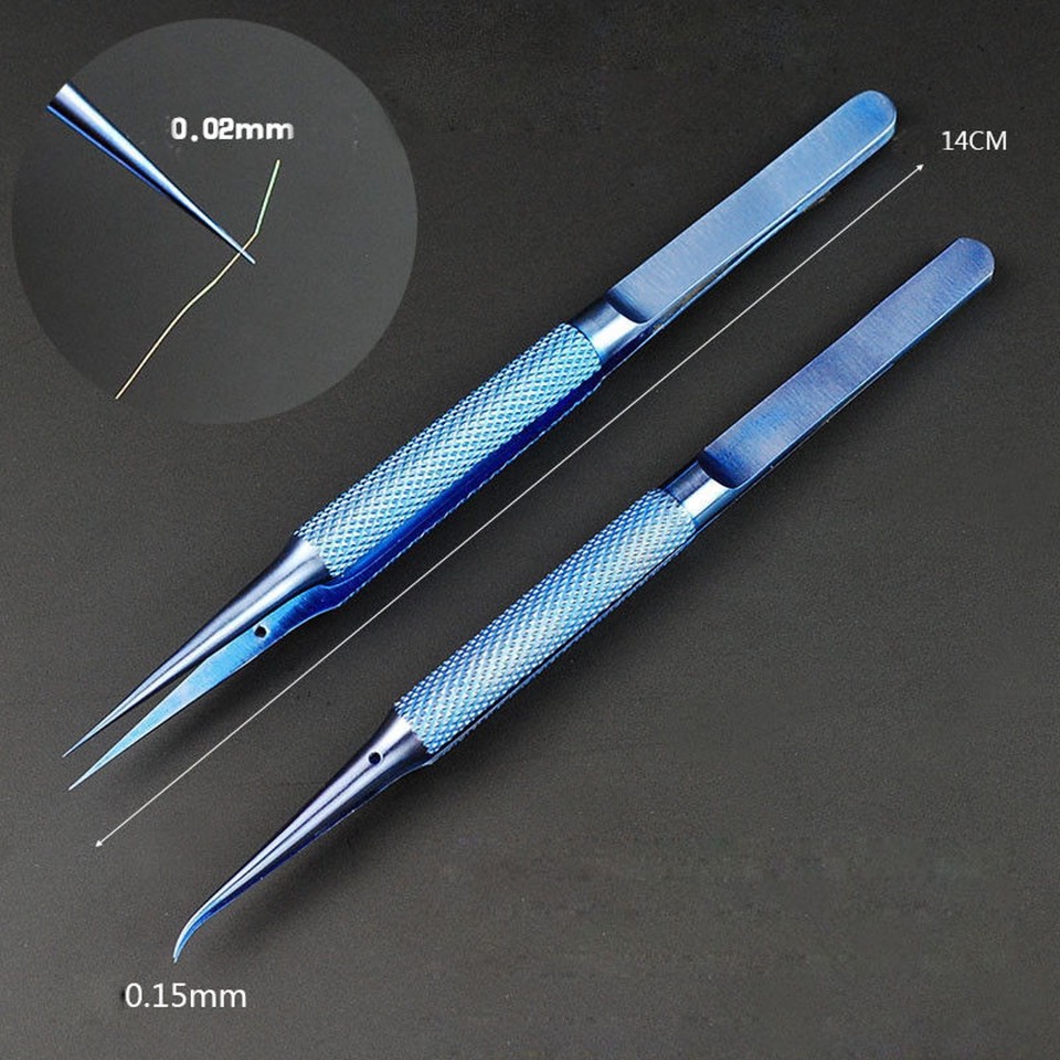 0.15mm Fingerprint Jump Straight/Curved Tip Wire Tweezer For Phone ...