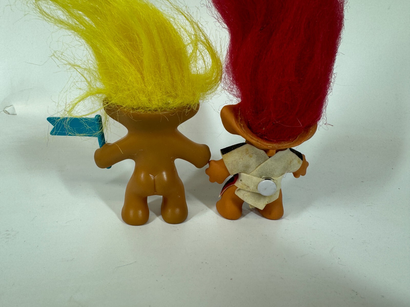 Vintage Lot of Small Troll Dolls Dam & Russ Vinyl Christmas Tux Pencil ...