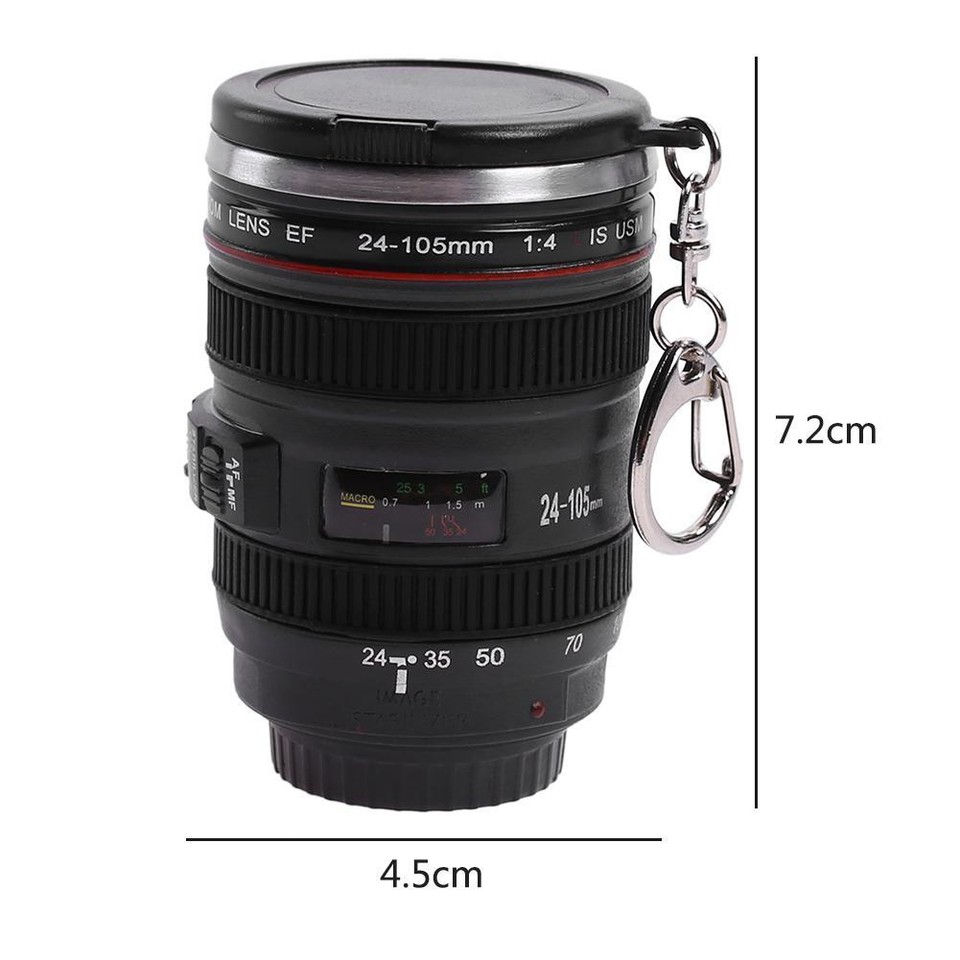 50ml Cashboxes Mini Camera Lens Portable Stainless Steel for Household ...