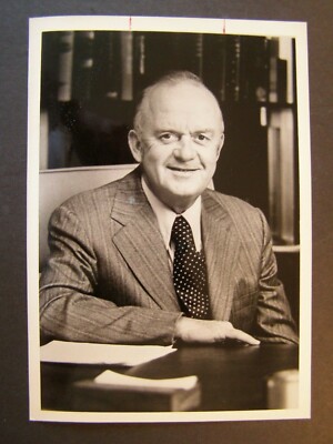 Glossy Press Photo Bernard J O'Keefe Pres & Chairman of the board of EG & G Inc | eBay