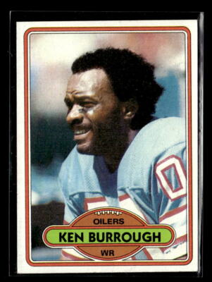 1980 Topps Ken Burrough #471 Houston Oilers | eBay