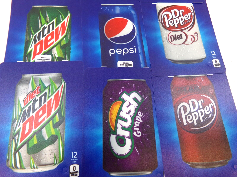 Dixie Narco Pepsi Drink Vending Machine Labels 276E 501E HVV 12oz Can ...