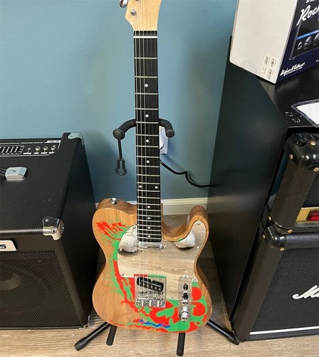 Custom Jimmy Page Signature TL Electric Guitar Natural ASH Body Open ...