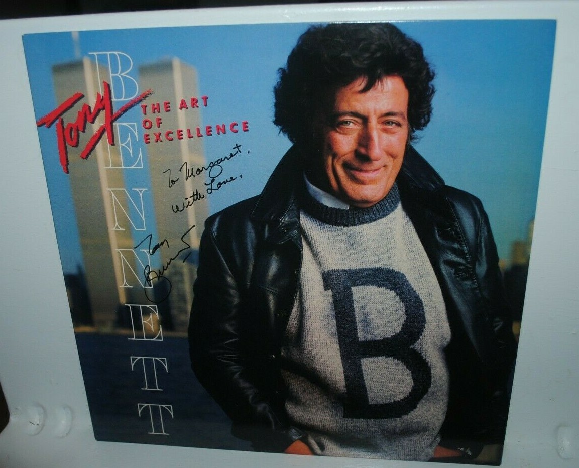 Tony Bennett, The Art of Excellence, SIGNED LP record, Columbia FC ...