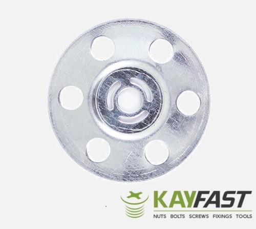 35mm Metal Insulation Discs Tile Backer Plasterboard Fixing Washer Wall ...