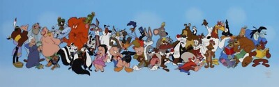 Looney Line-Up Animation Art - Brand New, Unopened, Invoice & Appraisal ...