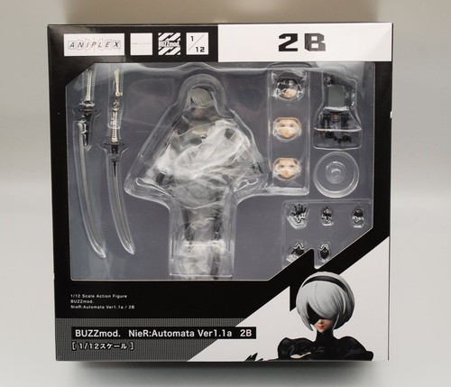 NEW ! BUZZmod. NieR:Automata Ver1.1a 2B Aniplex Action Figure FedEx F/S ...