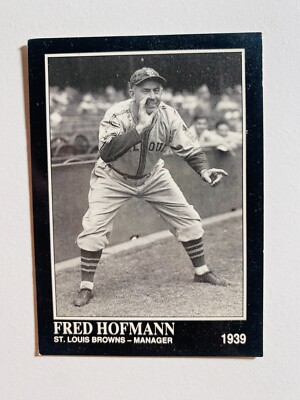 1992 SPORTING NEWS #575 FRED HOFMANN EX MLB BASEBALL CARD | eBay