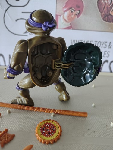 Vintage TMNT Ninja Turtles Figure Storage Shell Donatello 1990 | eBay