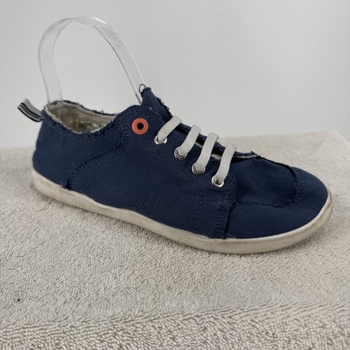 Vionic Beach shoes 8 navy blue pismo slip on fabric comfortable casual ...