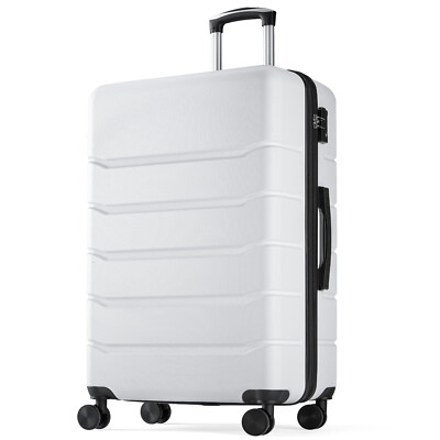 Carry-On Luggage Hard Shell Rolling Suitcase Travel Lightweight with ...